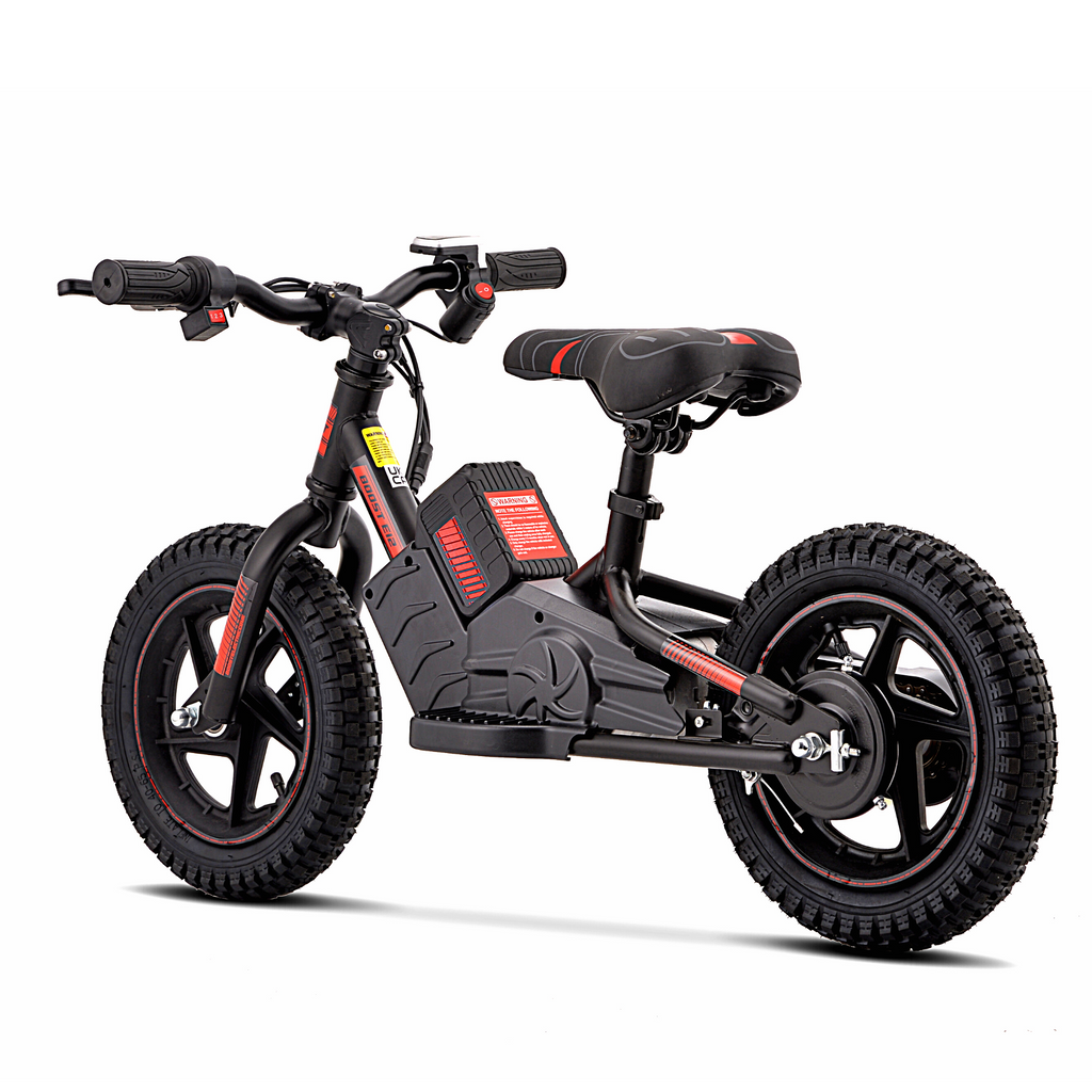 Boost Electric Balance Bike Red 12″ For Kids 24V – boostelectric